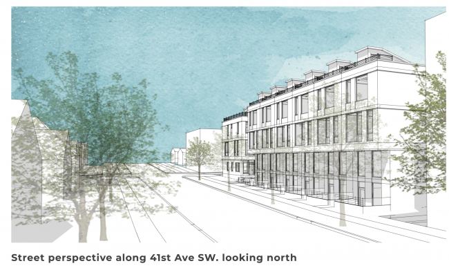Three four story apartment buildings proposed for 41st SW | Westside ...